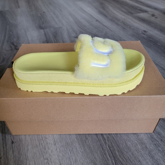 UGG | Shoes | Ugg Laton Fur Slide | Poshmark